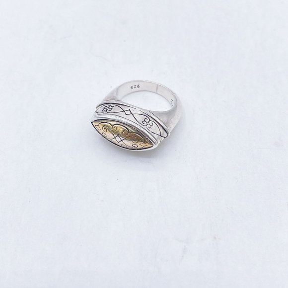 Brighton | Jewelry | Brighton 925 Gold Vintage Rare Find Ring Size 65 ...